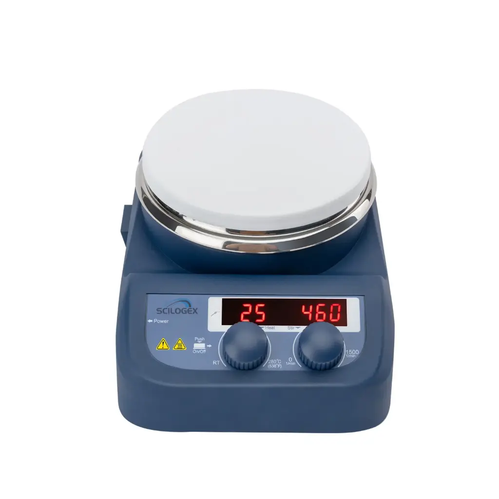 SCILOGEX SCI280-Pro Circular-top LED Digital Hotplate Stirrer 280ºC/1500rpm Max. | Scilogex
