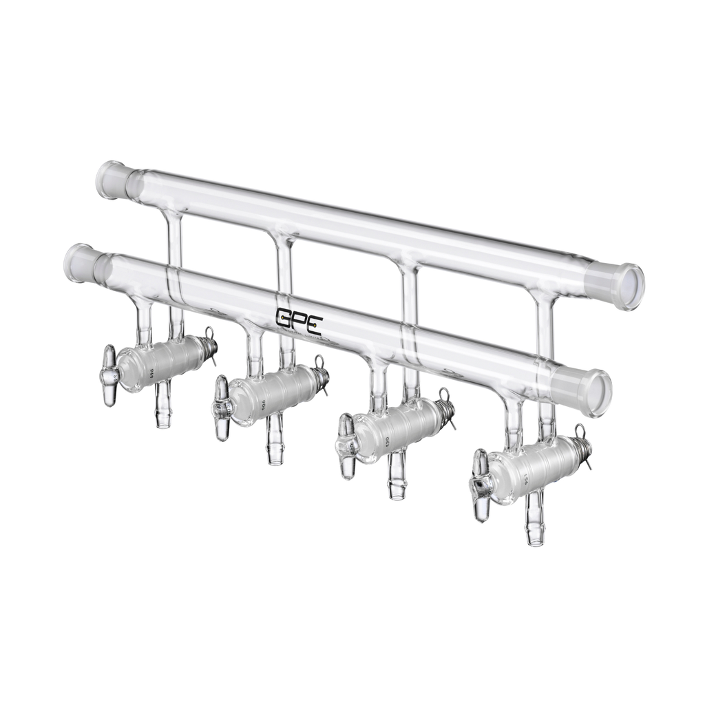 J Young Dual Bank Manifolds with Glass Stopcocks | Scilogex