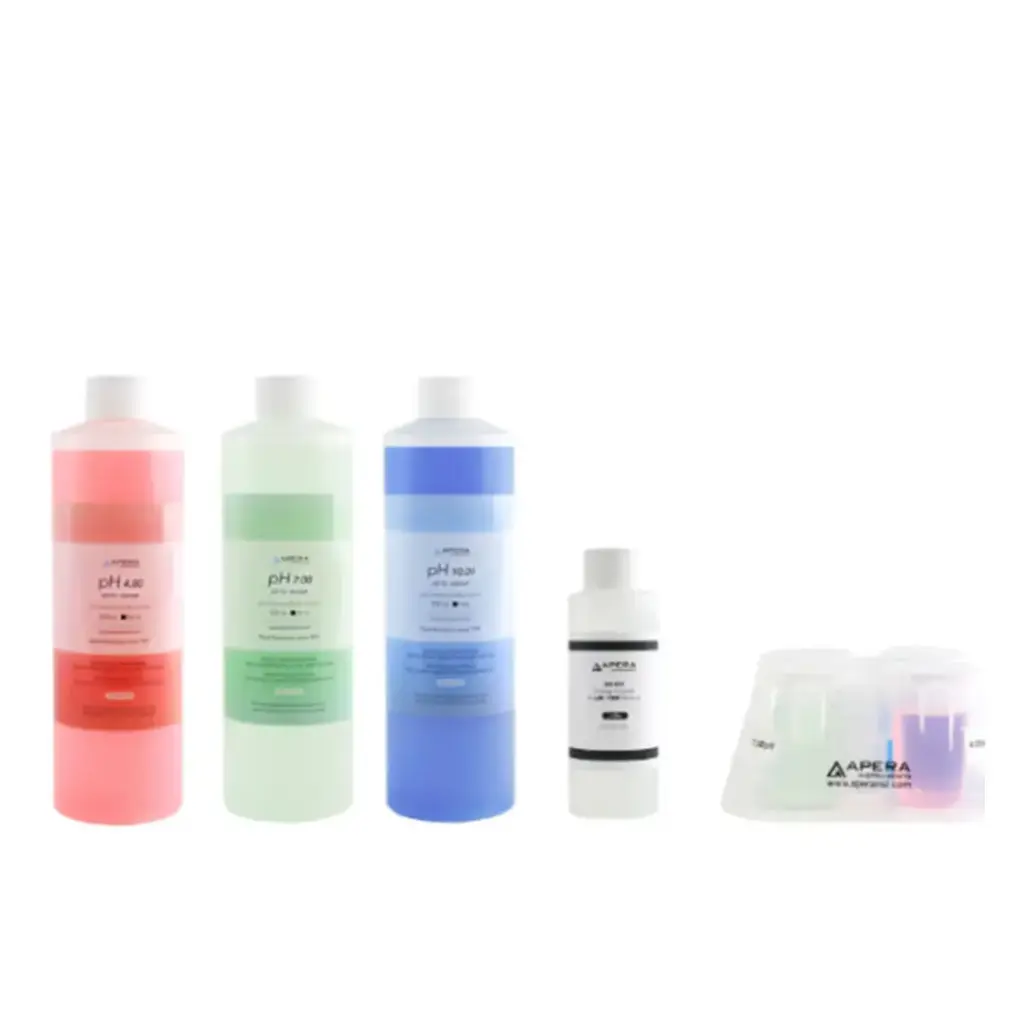 16oz. pH Calibration Buffer Solution Kit, 4oz. storage solution for pH ...